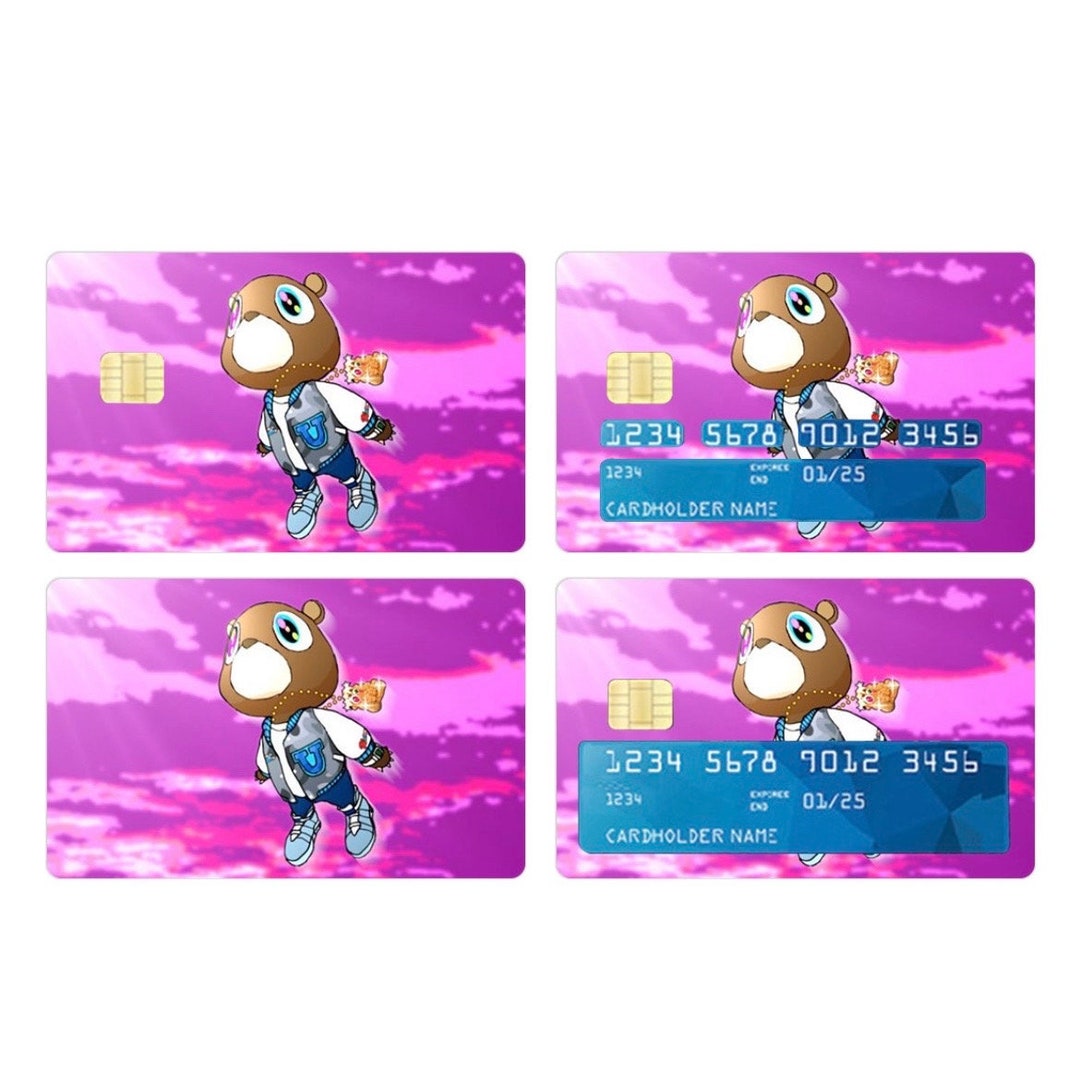 Graduation Bear Credit/ Debit Card Sticker Skin Decal all 4 Styles ...