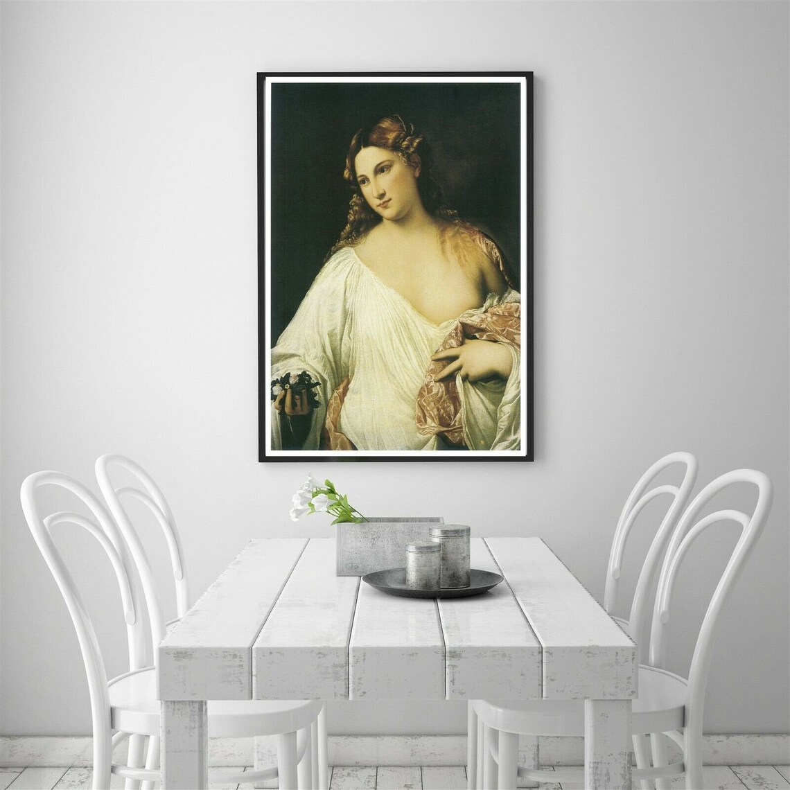 Titian Flora 1514 Classic Famous Great Art Painting Poster | Etsy