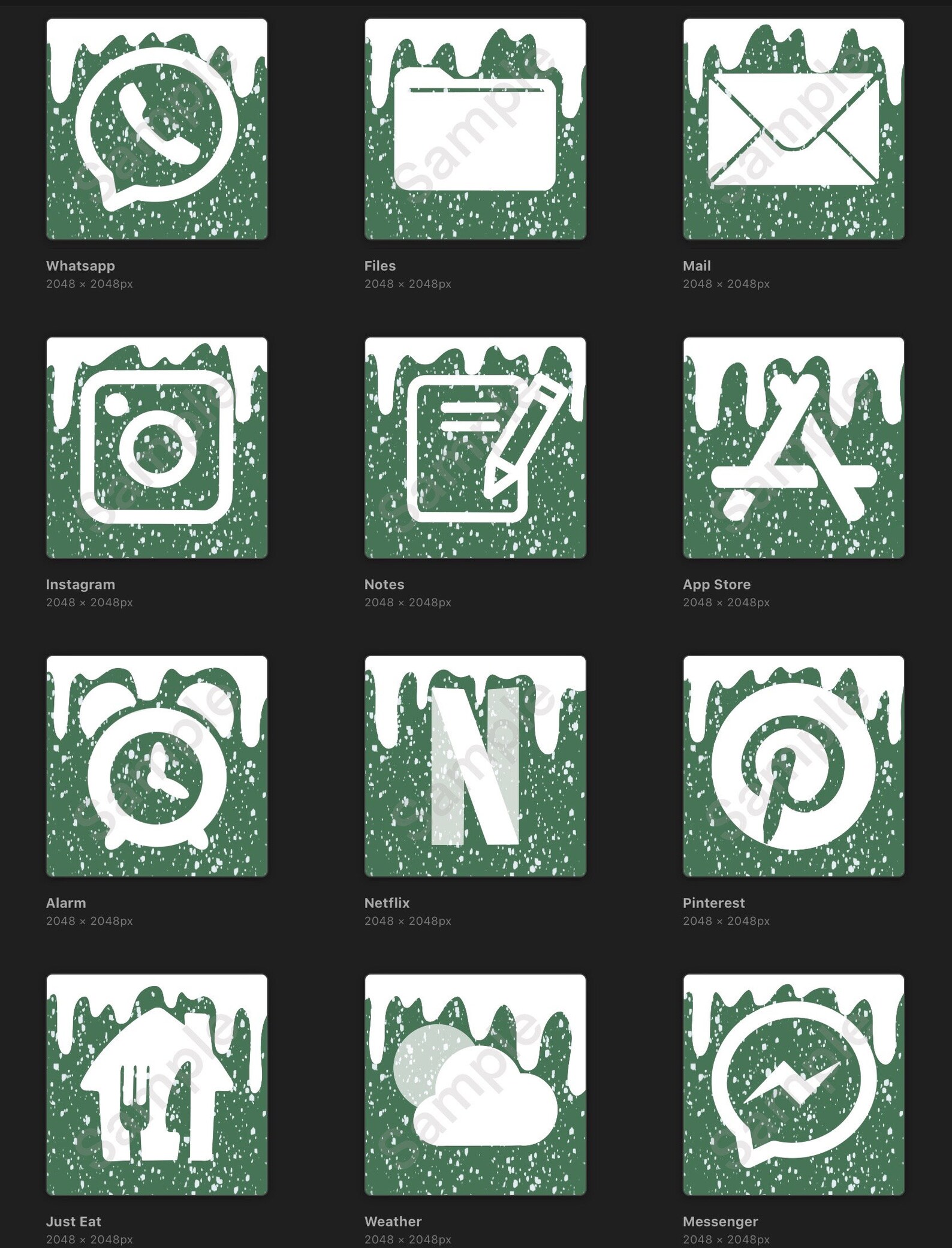 Christmas Ios14 Icons - Christmas Theme Icons - Ios 14 Icons ...