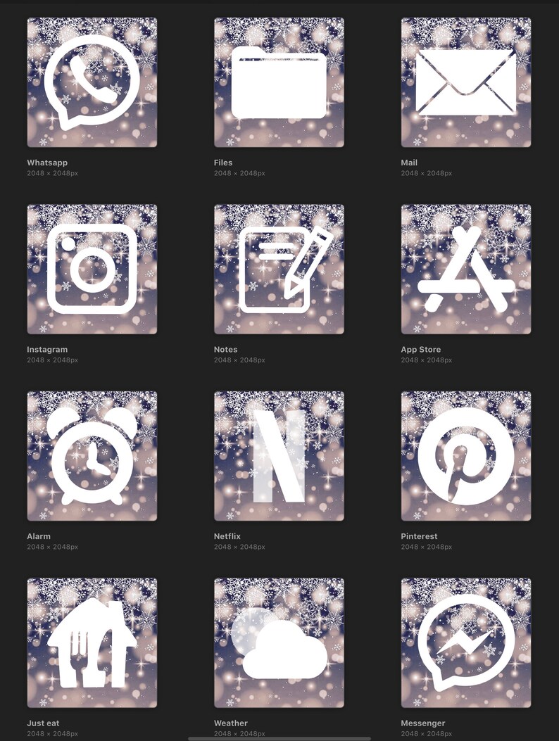 Christmas Ios14 Icons Christmas Theme Icons Ios 14 Icons - Etsy UK