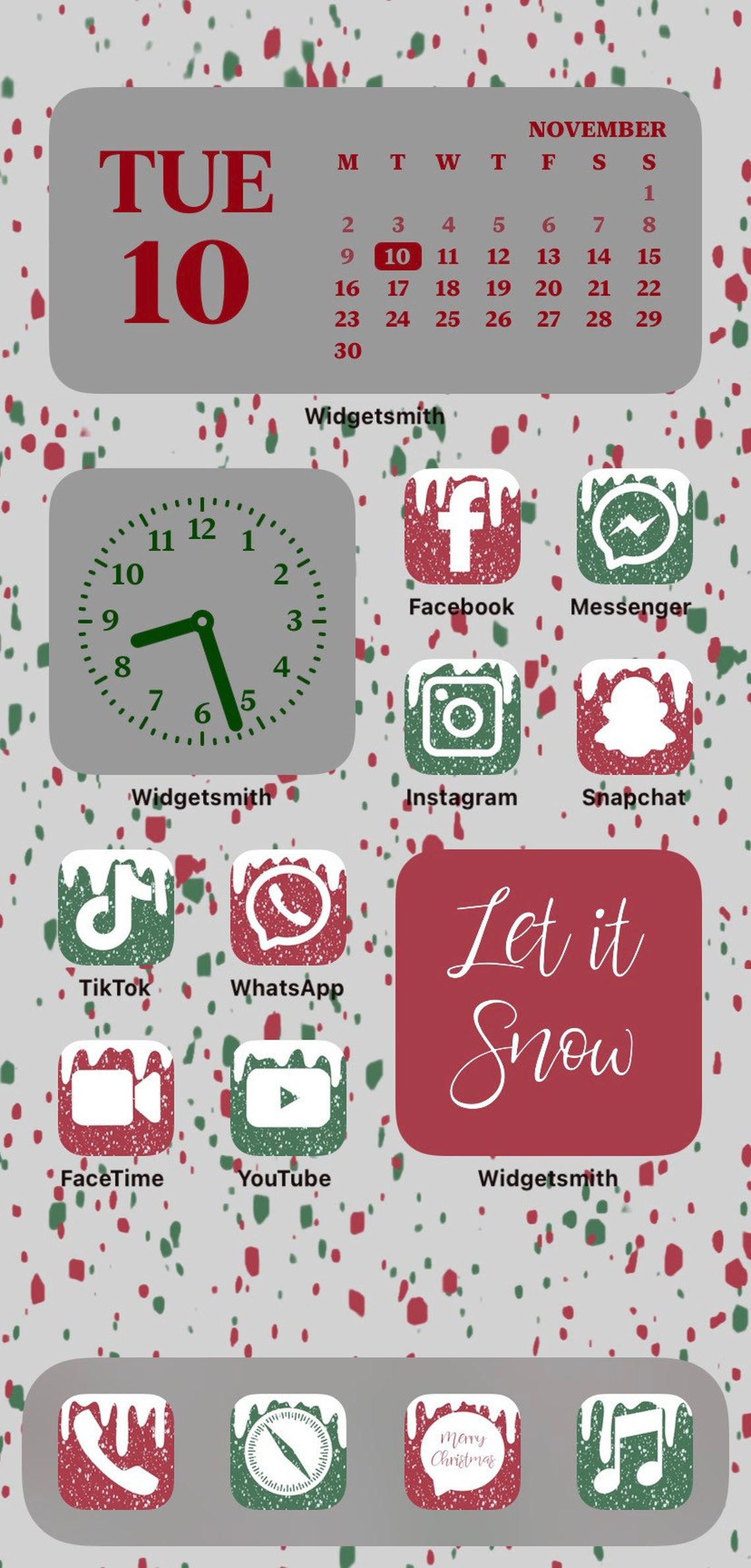 Christmas Ios14 Icons - Christmas Theme Icons - Ios 14 Icons ...