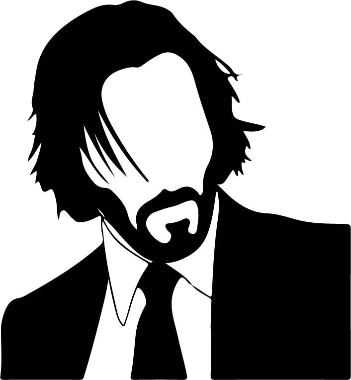 John Wick Svg Keanu Reeves John Wick Vector Cricut | Etsy