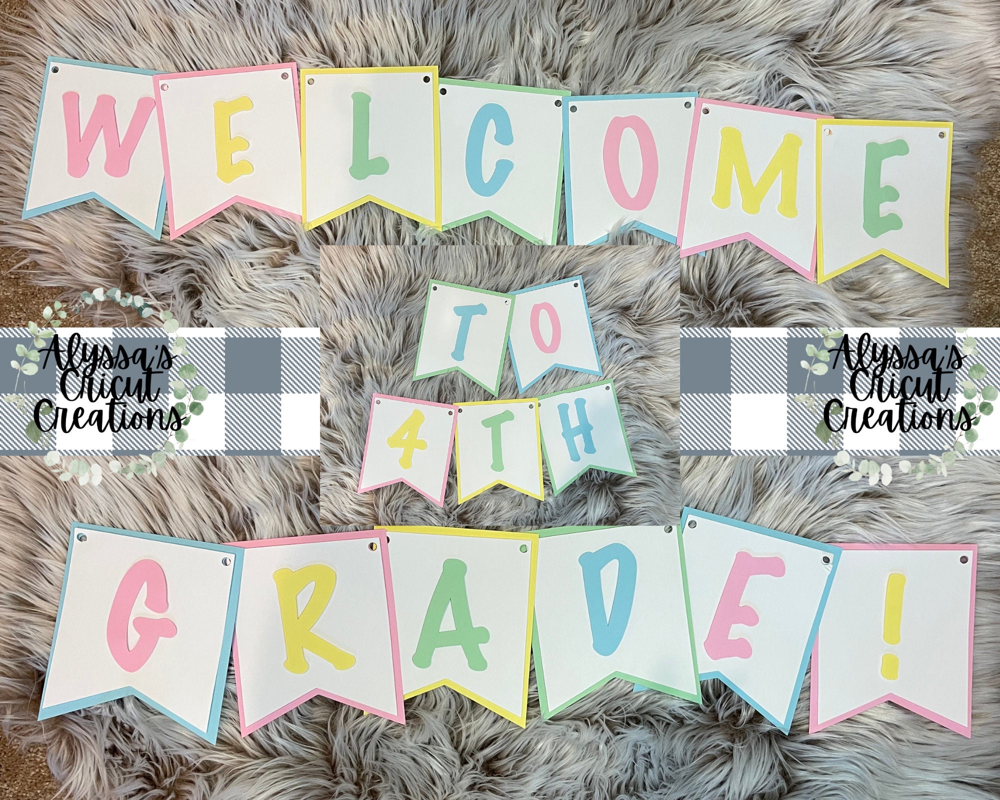 Welcome to ___ Grade Banner Classroom Decoration Decor | Etsy