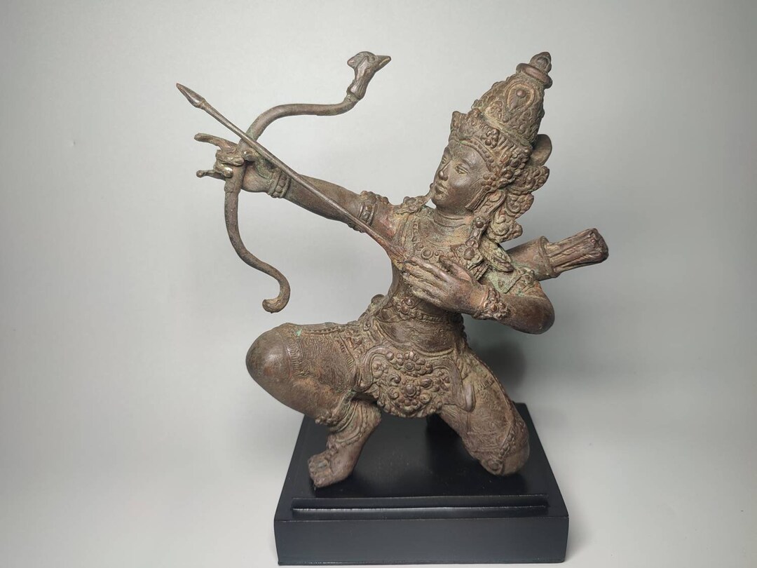 Arjuna Statue Arrow Pose,arjuna Statue, Hindu God , Mahadev , Bronze ...