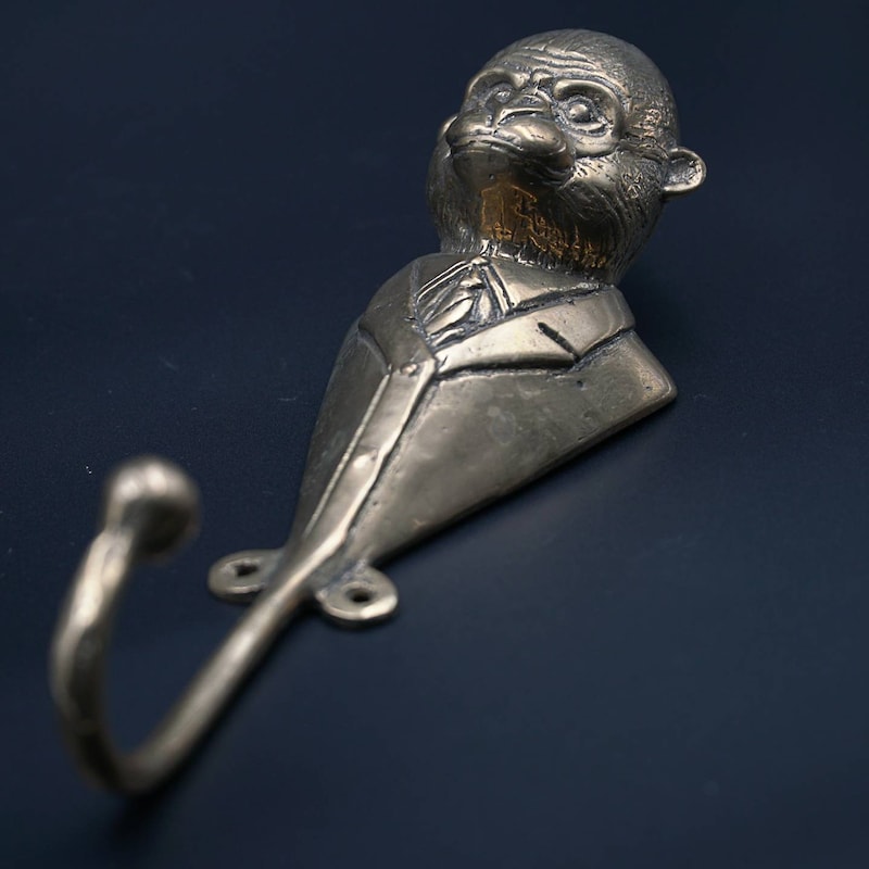 Monkey Wall Hook - Etsy