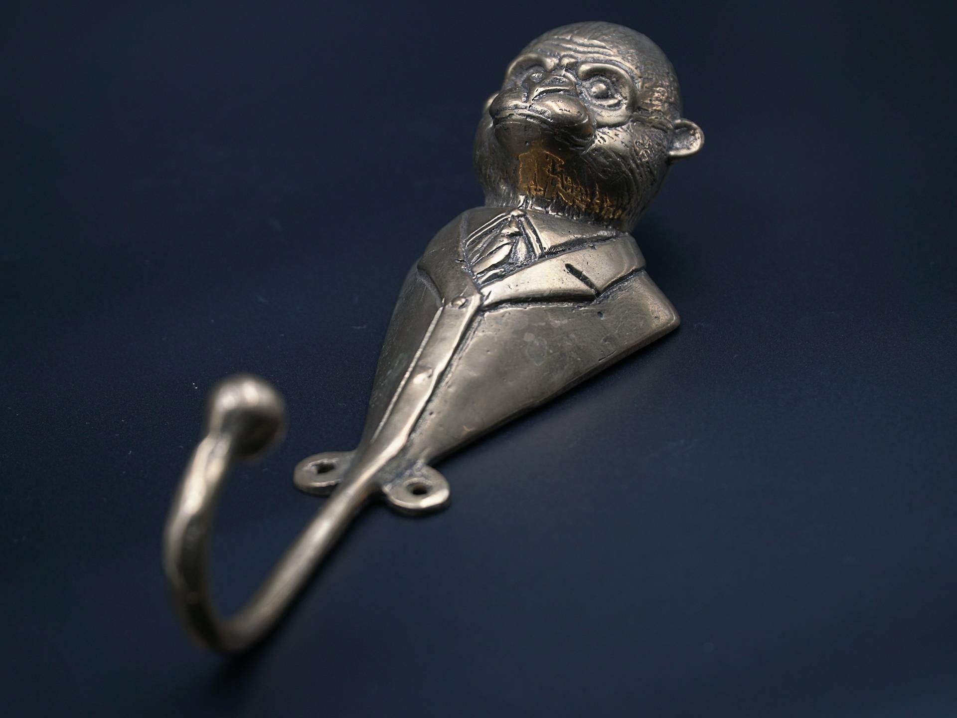 Wall Bronze Monkey Bos Hooks, Clothing, Robe Hook, Handmade, Bronze - Etsy