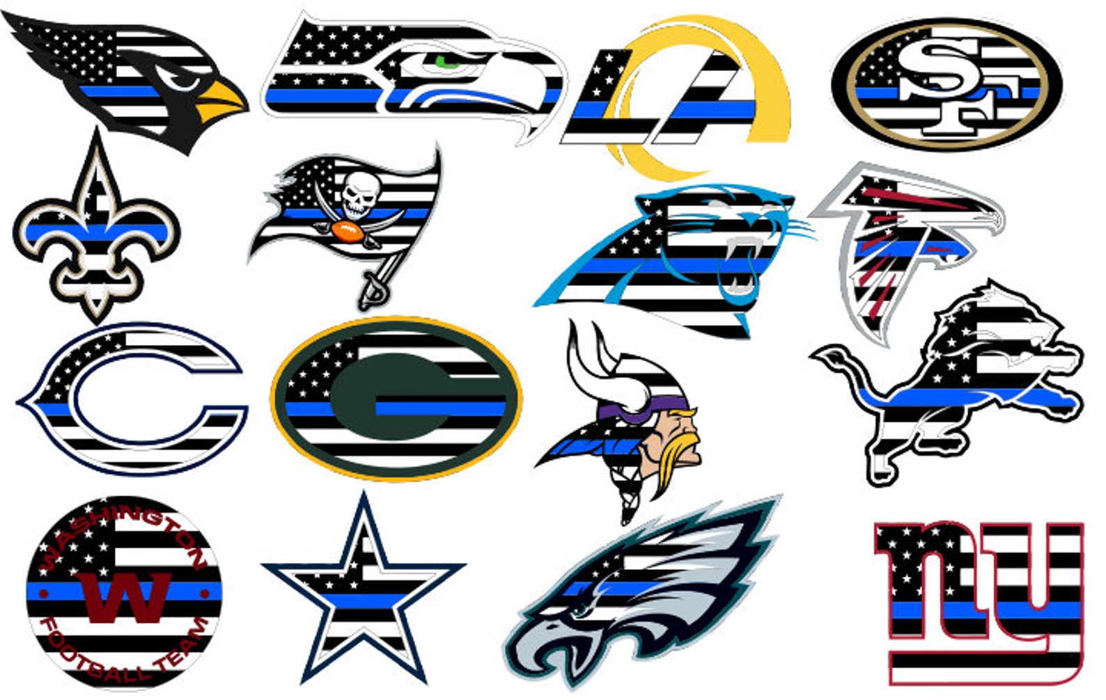 all-nfl-blue-line-logo-svg-jpeg-png-every-team-transformed-etsy