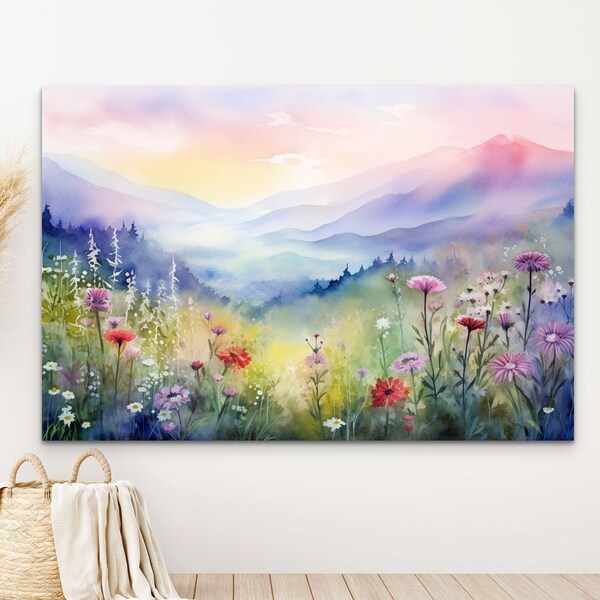Wild Flowers Art - Etsy