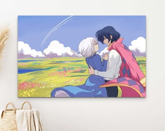 Howls Moving Castle Inspired Vinyl Decal Sticker Sophie Calcifer Howl ...