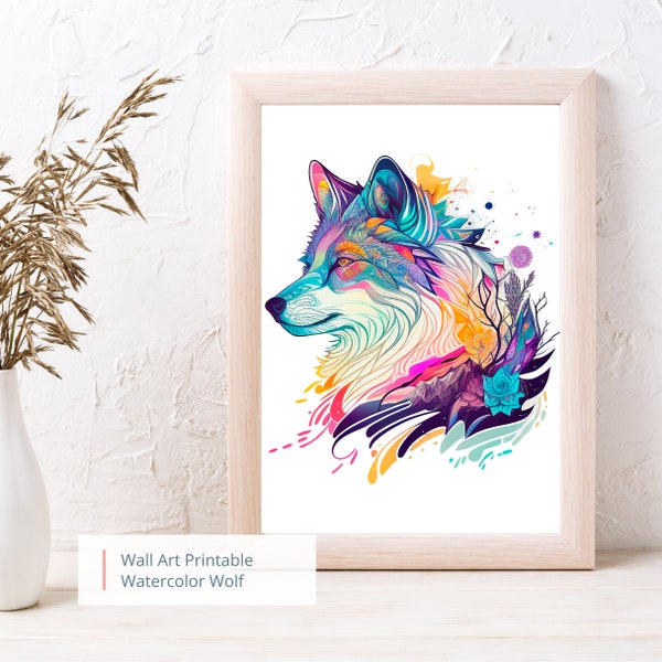 Wolf Poster - Etsy