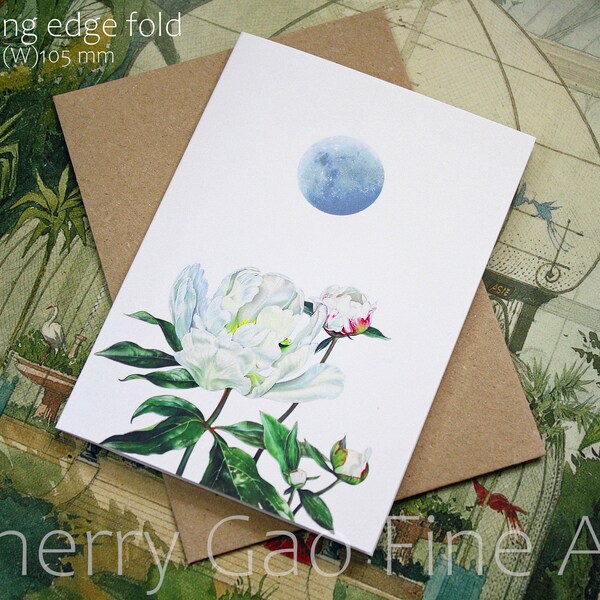 Peony Card - Etsy UK