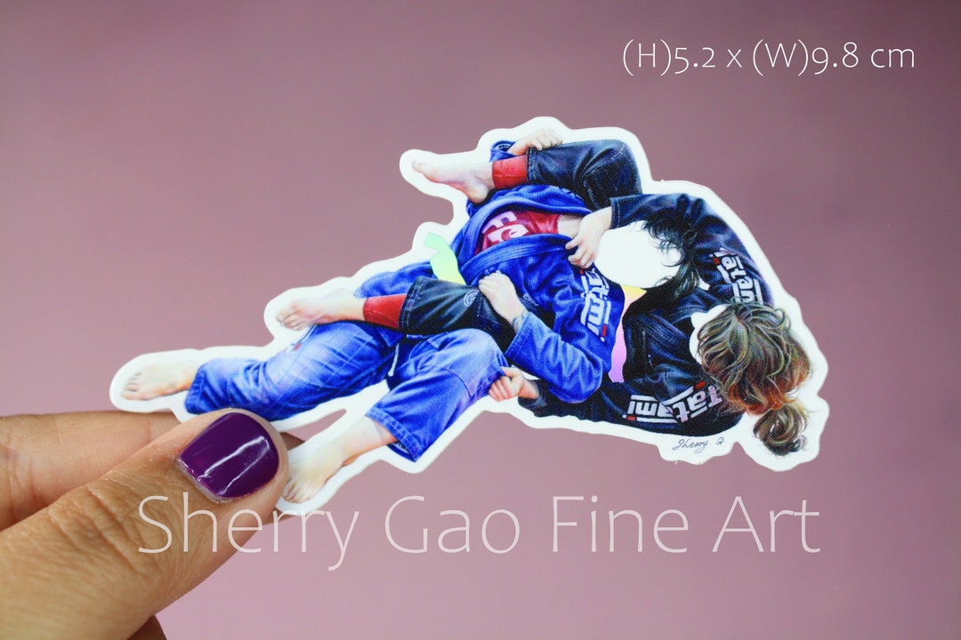 Holographic Sticker-bow&arrow Choke-jujitsu Art-bjj Art-vinyl Sticker ...
