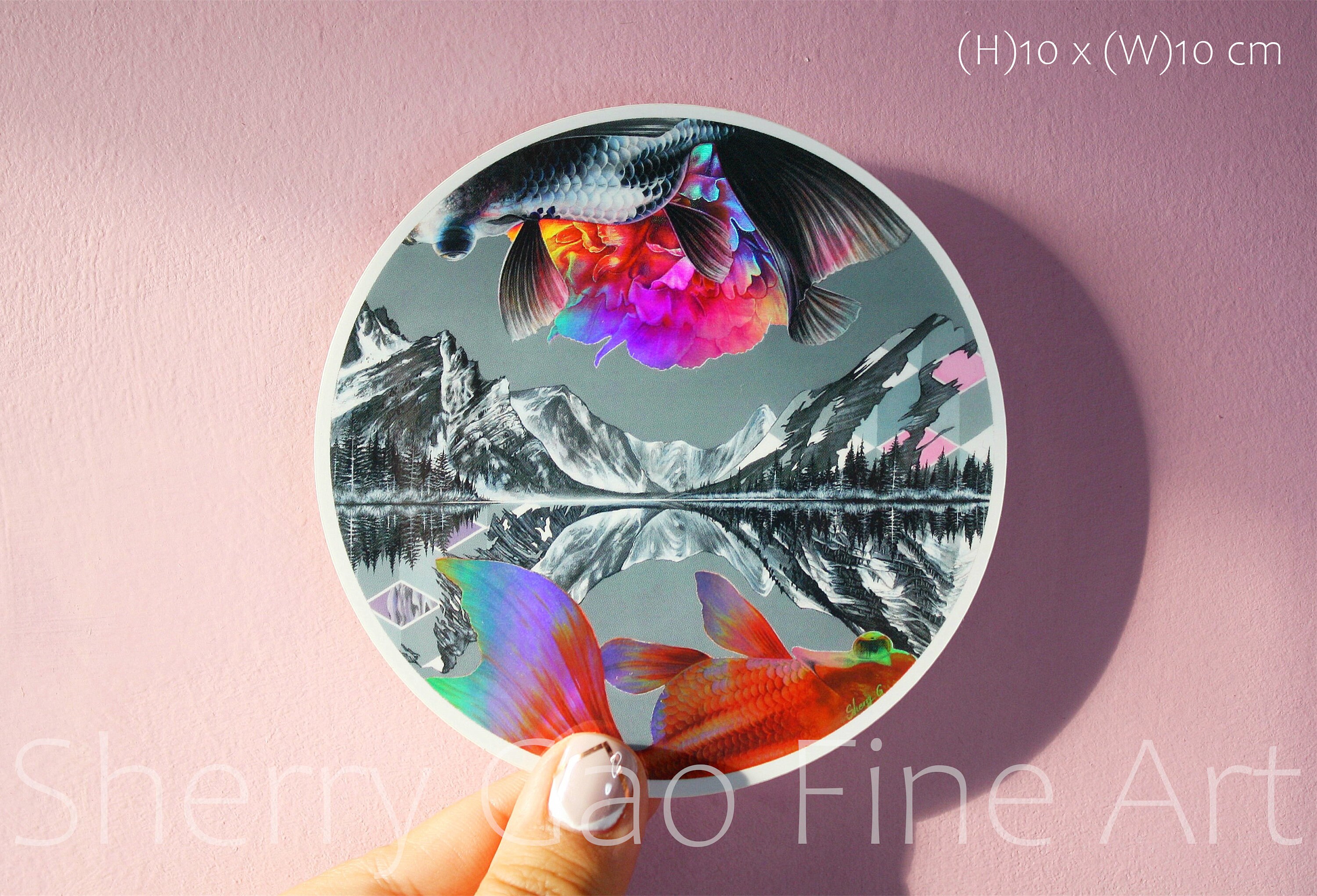 Holographic Sticker-ethereal-vinyl Sticker-laptop - Etsy UK