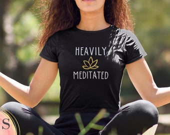 Heavily Meditated T-shirt - Etsy