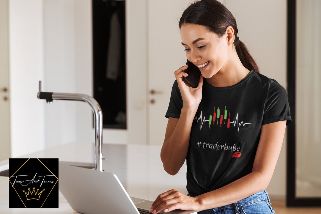 Traderbabe Heartbeat Trading T-shirt, Forex Shirt, Day Trader Shirt ...