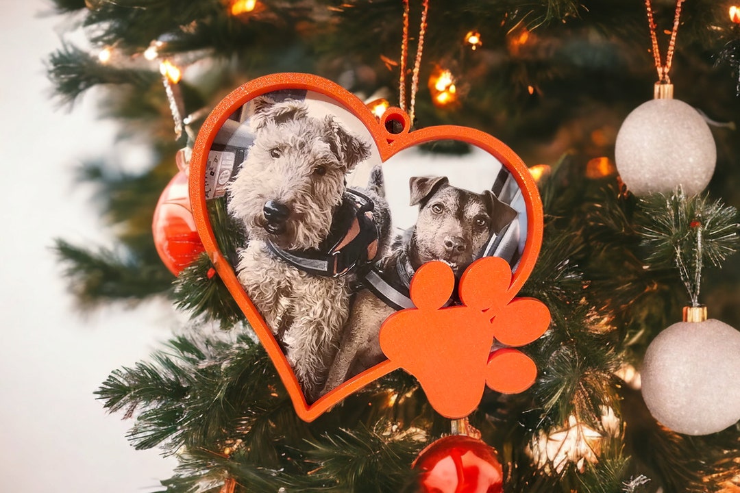 Pawfect Love: Unique 3D Printed Heart-shaped Dog Paw Photo Frame - Etsy