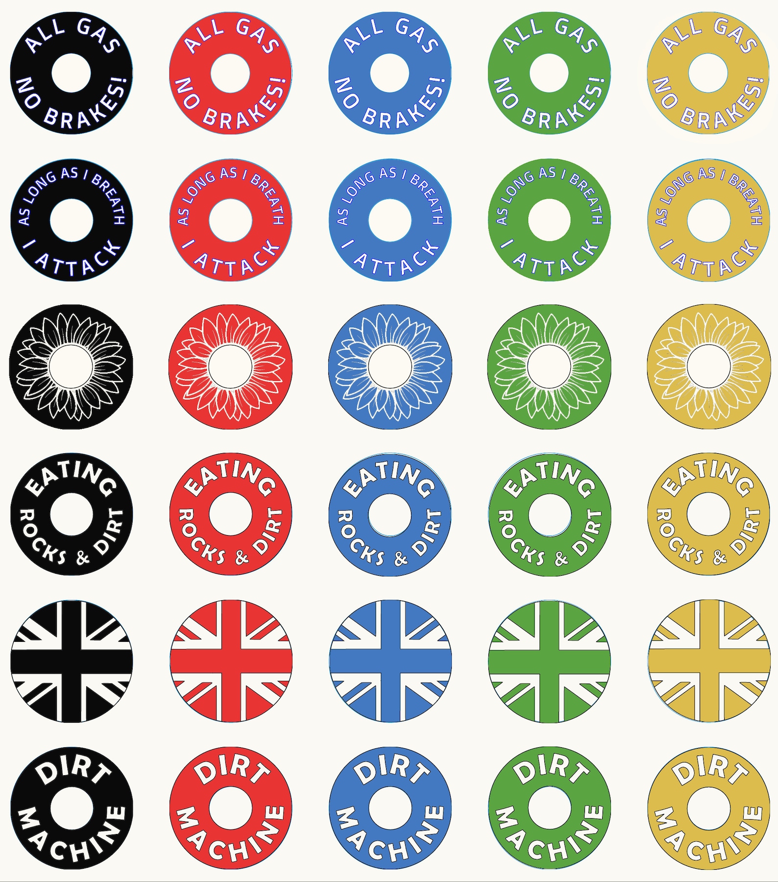 Custom Aluminum Bicycle Stem Cap: Personalized Headset Top Cap - Etsy