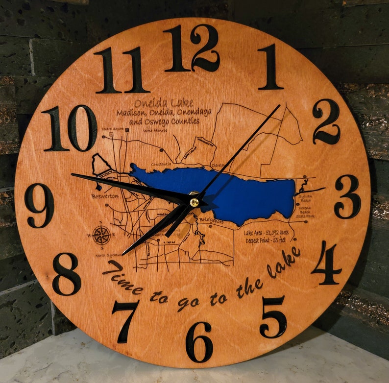 Custom Lake Clock Custom Camp Clock Custom Clock Camp - Etsy