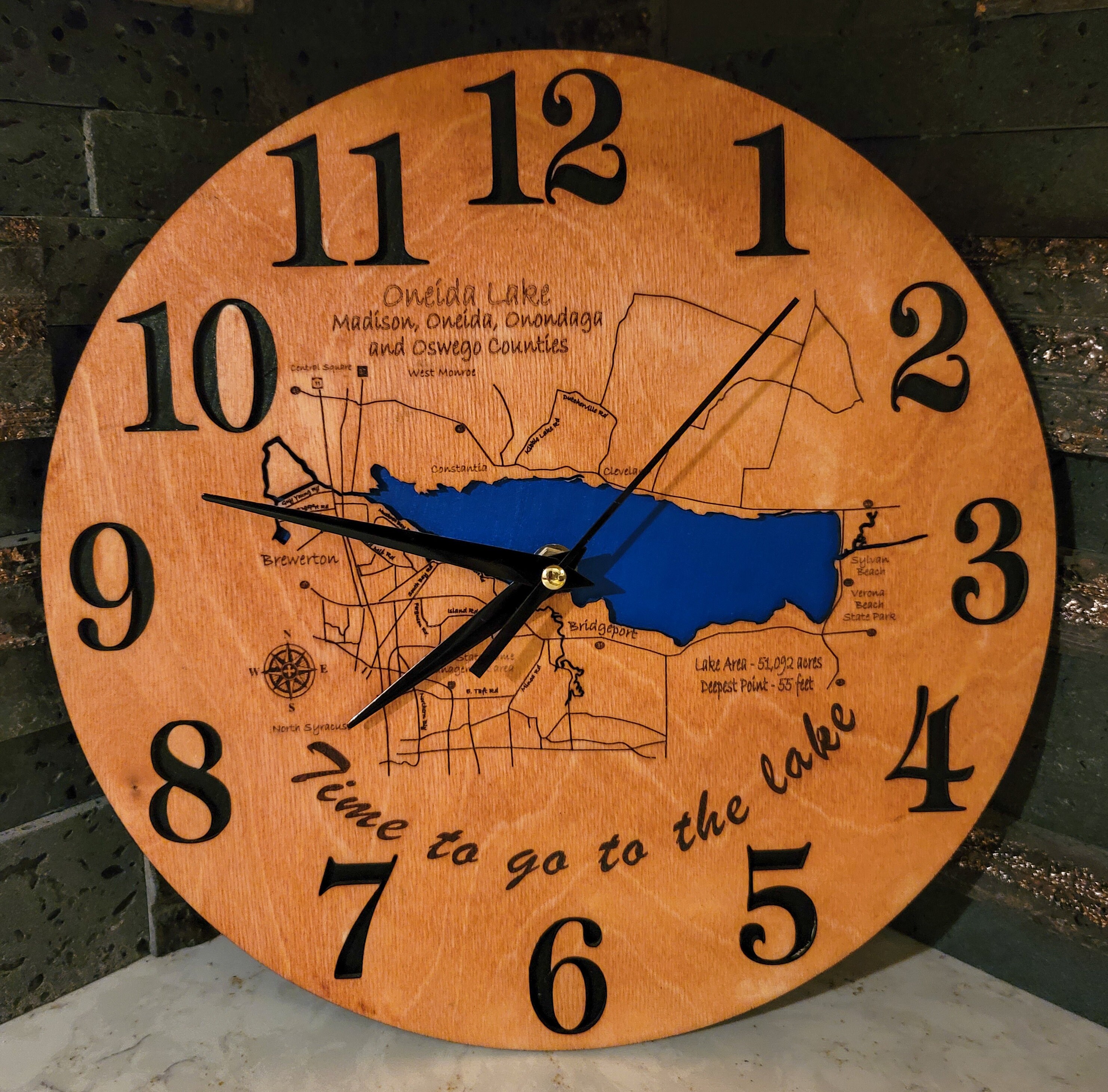 Custom Lake Clock Custom Camp Clock Custom Clock Camp - Etsy