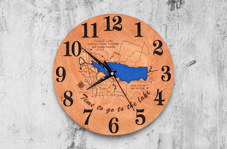 Custom Lake Clock Custom Camp Clock Custom Clock Camp - Etsy