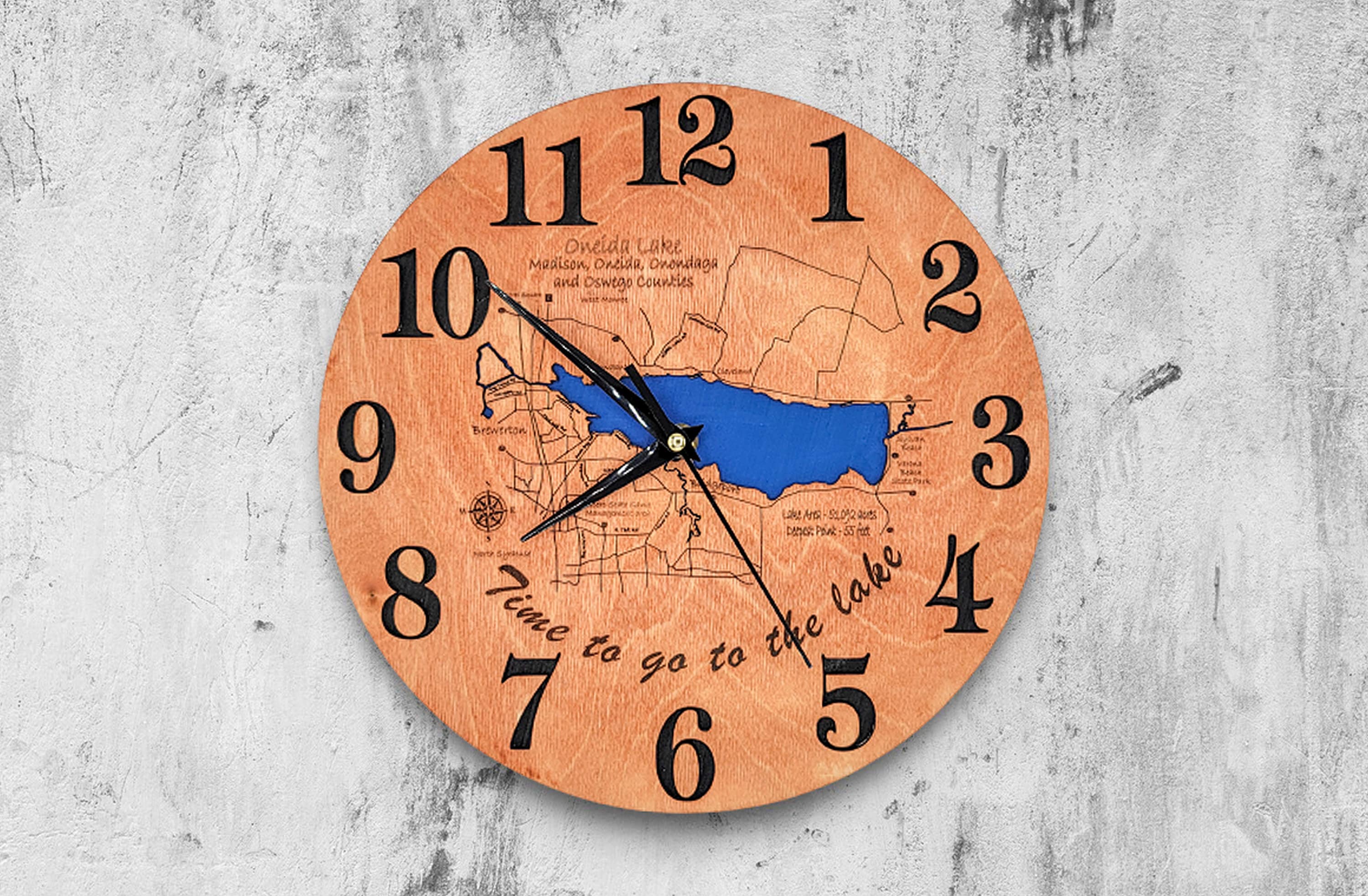 Custom Lake Clock Custom Camp Clock Custom Clock Camp - Etsy