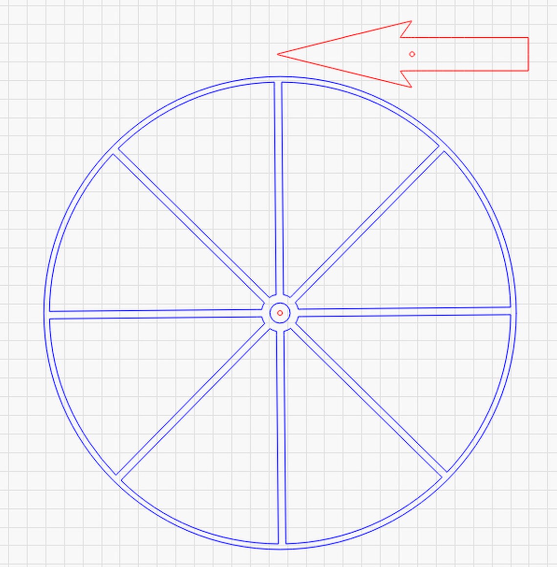 Spin Wheel SVG: Laser Cut Game Design (digital Download) - Etsy