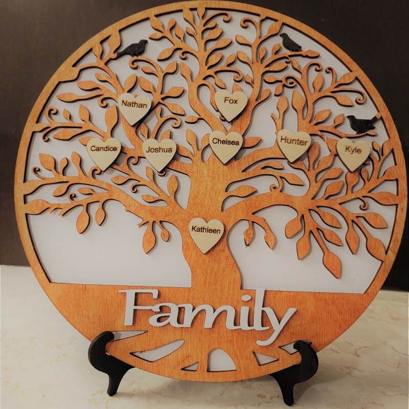 Calligraphy Family Tree - Etsy