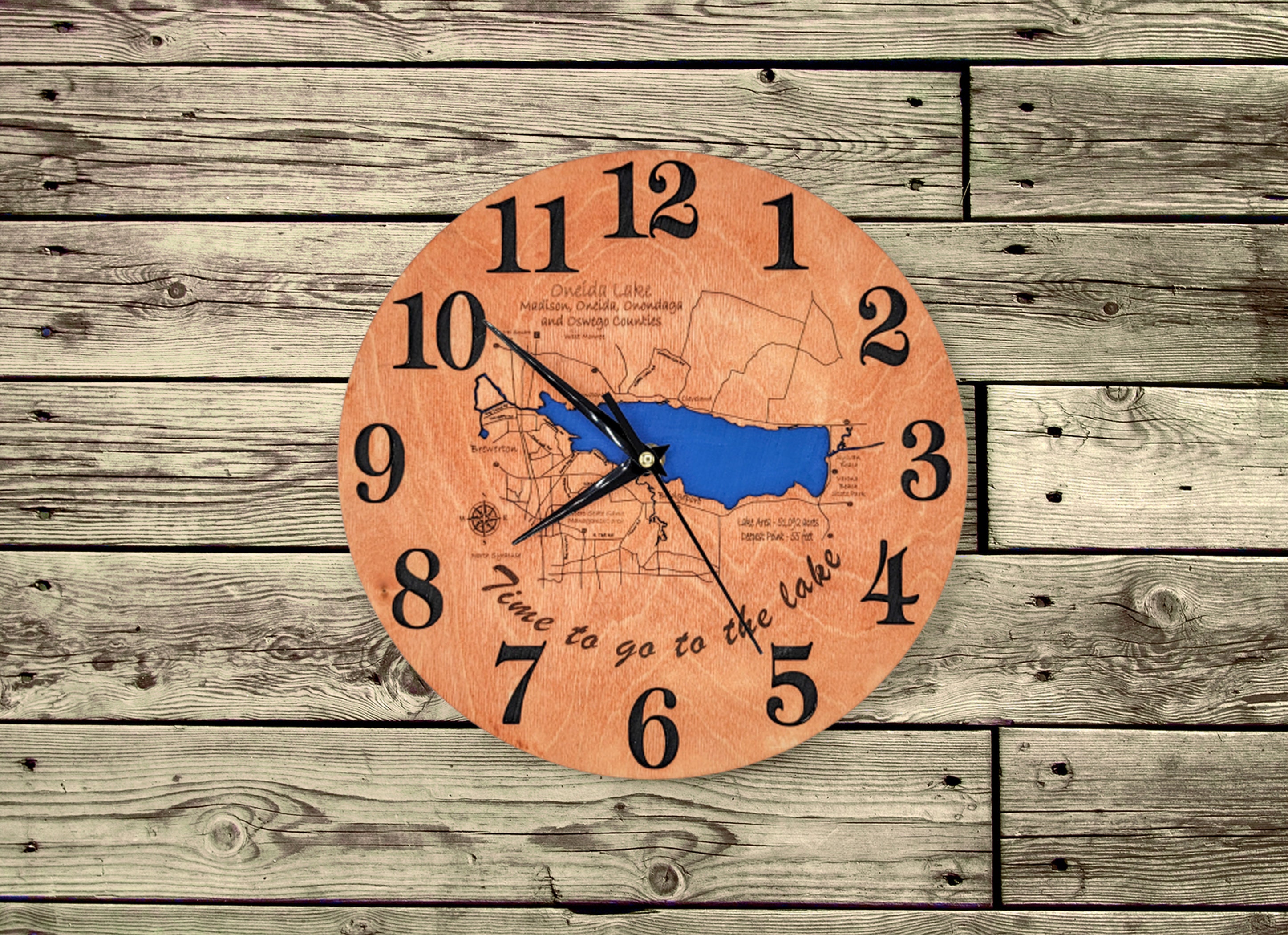 Custom Lake Clock Custom Camp Clock Custom Clock Camp - Etsy