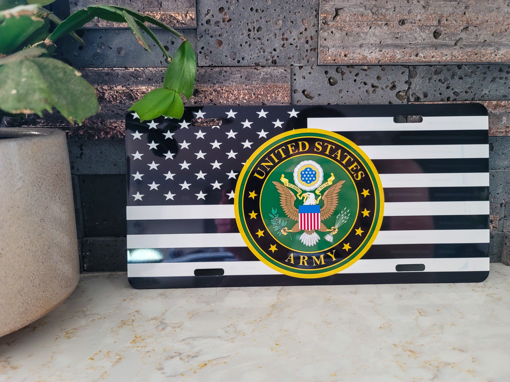 License Plate Custom Sublimated military License Plate - Etsy