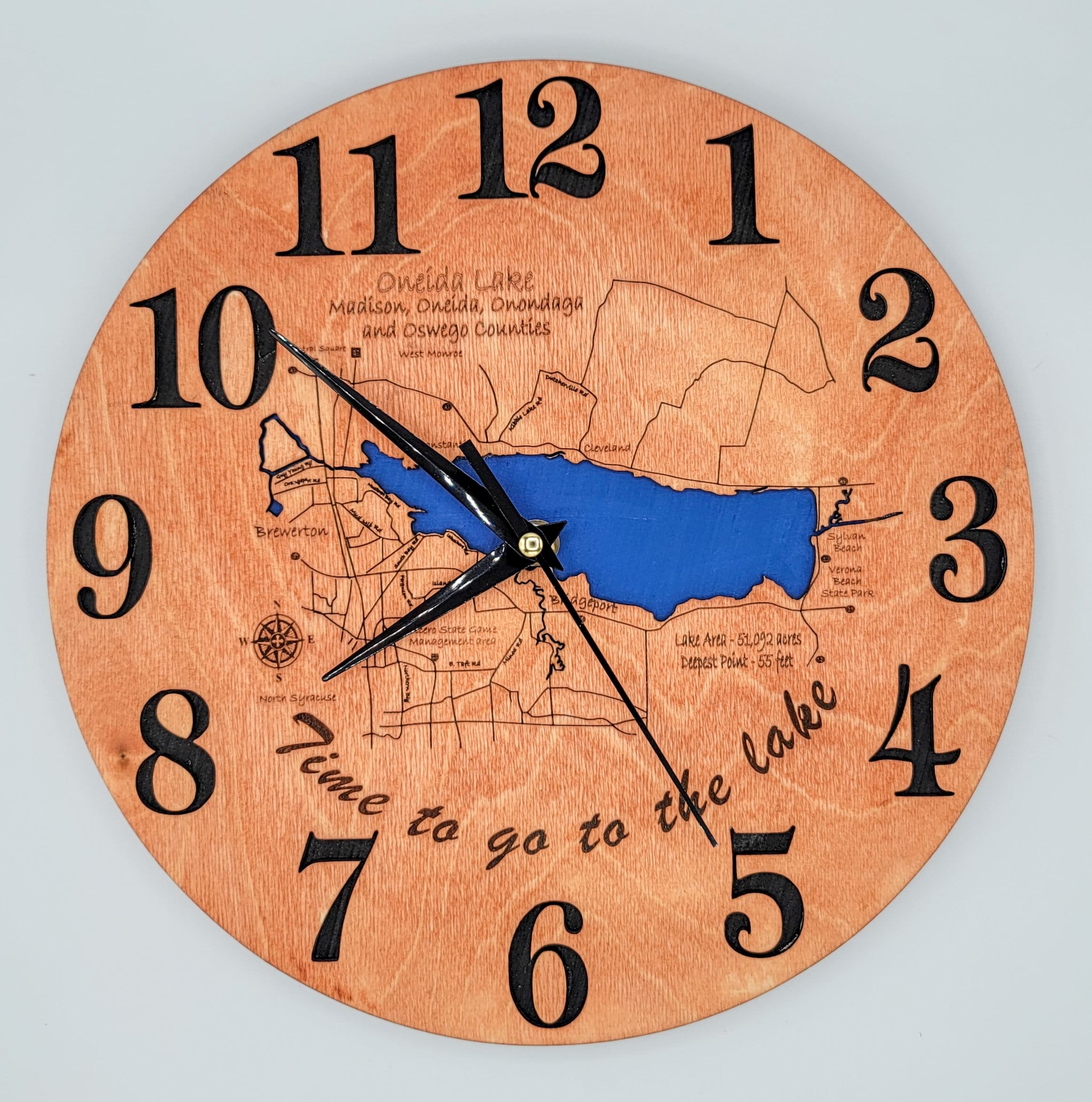 Custom Lake Clock Custom Camp Clock Custom Clock Camp - Etsy