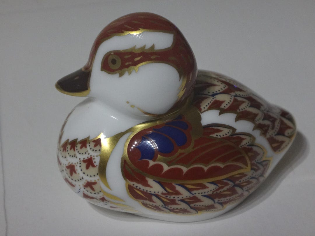 Royal Crown Derby Duck Gold Stopper. - Etsy
