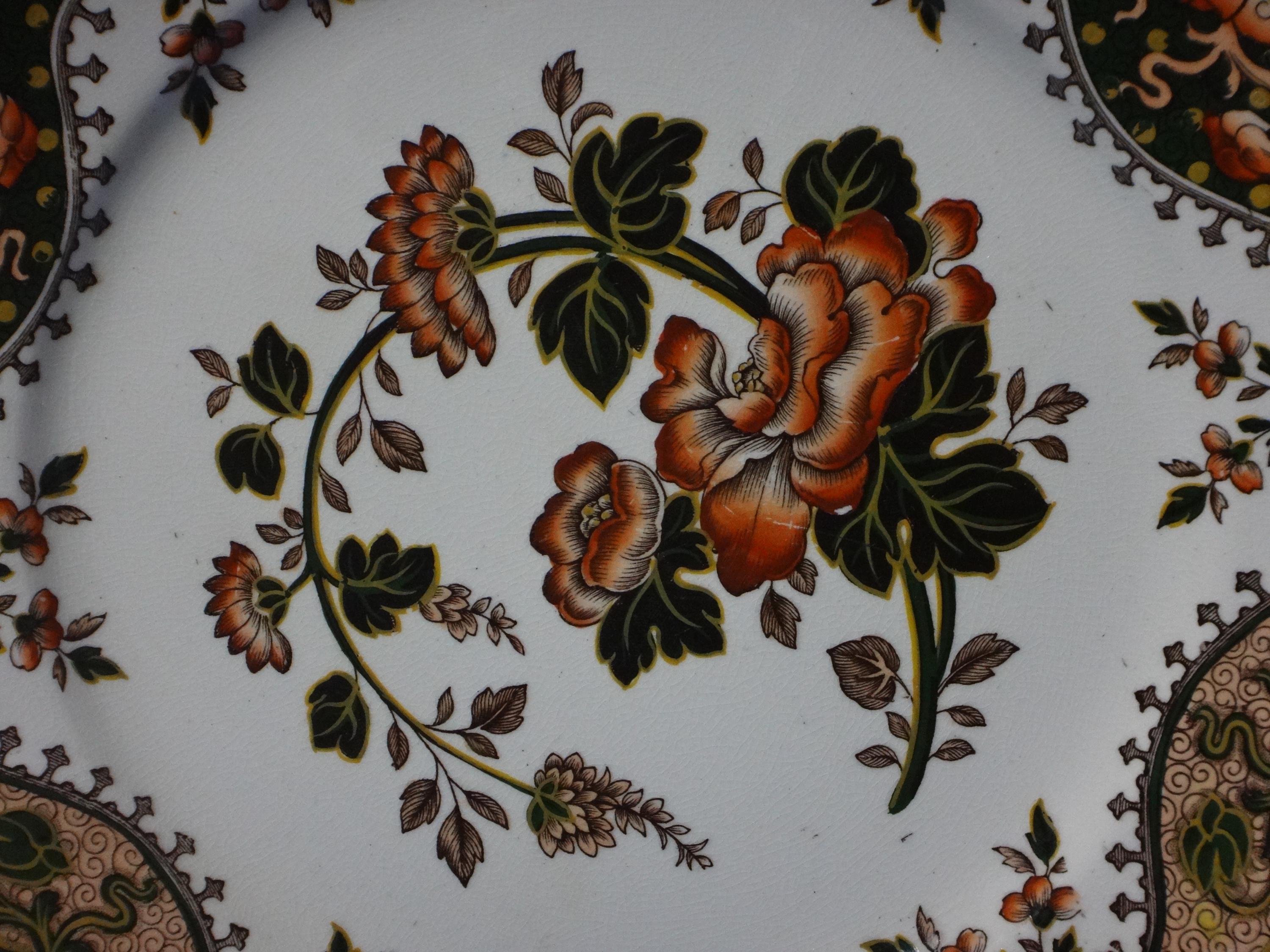 Antique Doulton Burslem England Plate, ALMA Pattern, 1892-1902. - Etsy