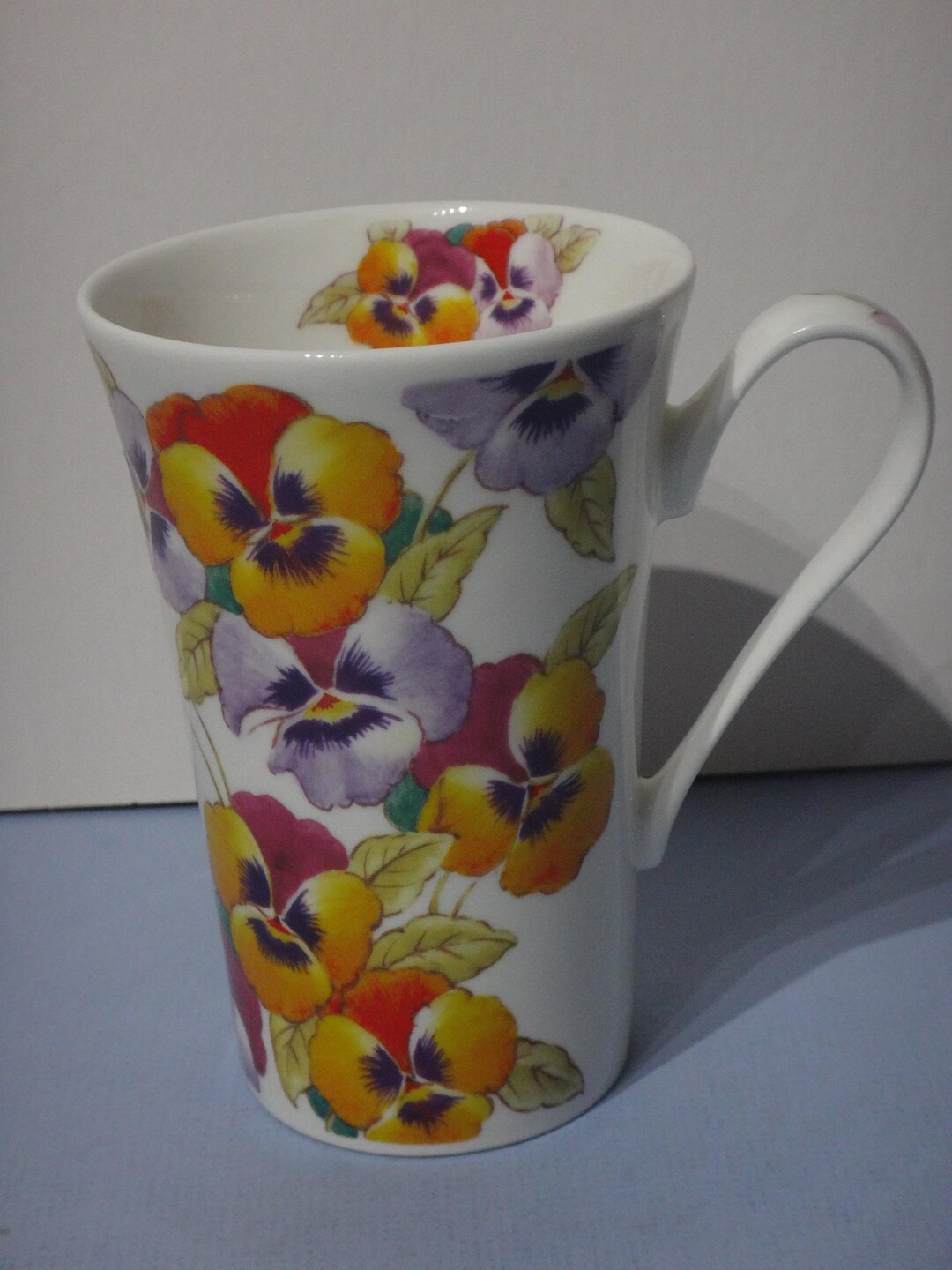 Roy Kirkham Fine Bone China "pansy" Coffee Mug by Roy Kirkham. Made in ...