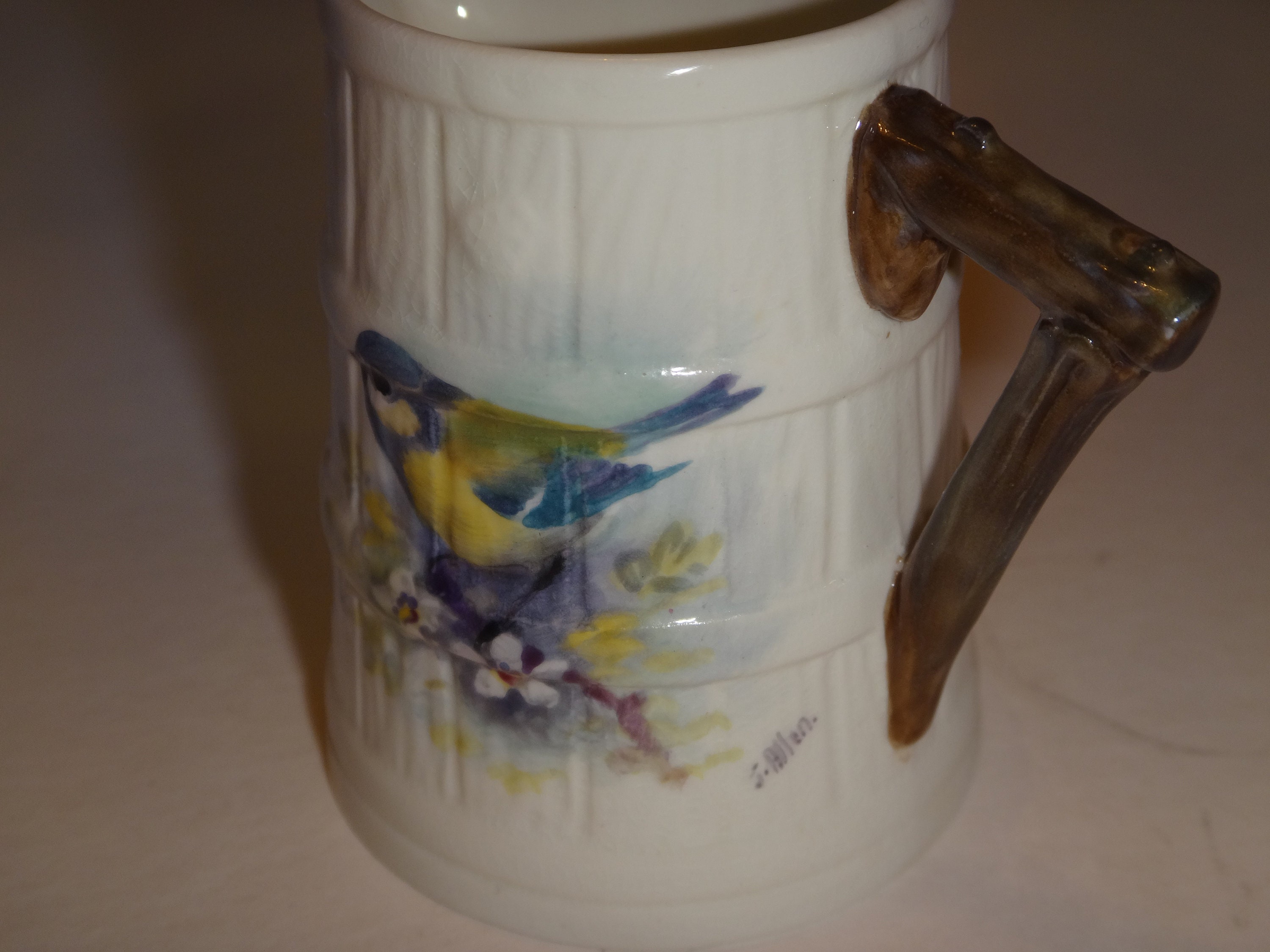 Royal Worcester Mini Barrel Jug, Signed. - Etsy