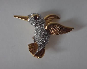 Articulated Diamanté Shoulder Lizard Brooch Butler & Wilson Unsigned ...