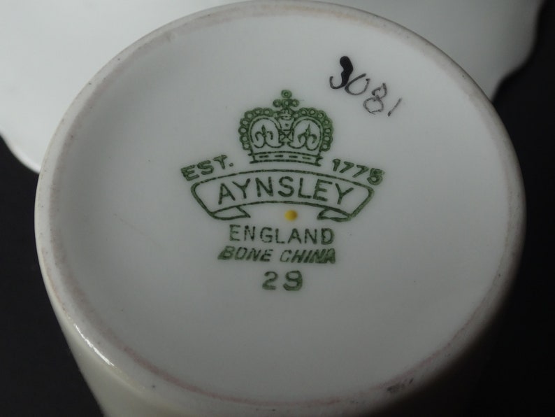 Aynsley Coffee Cup With Birks Sterling Silver Holder. - Etsy