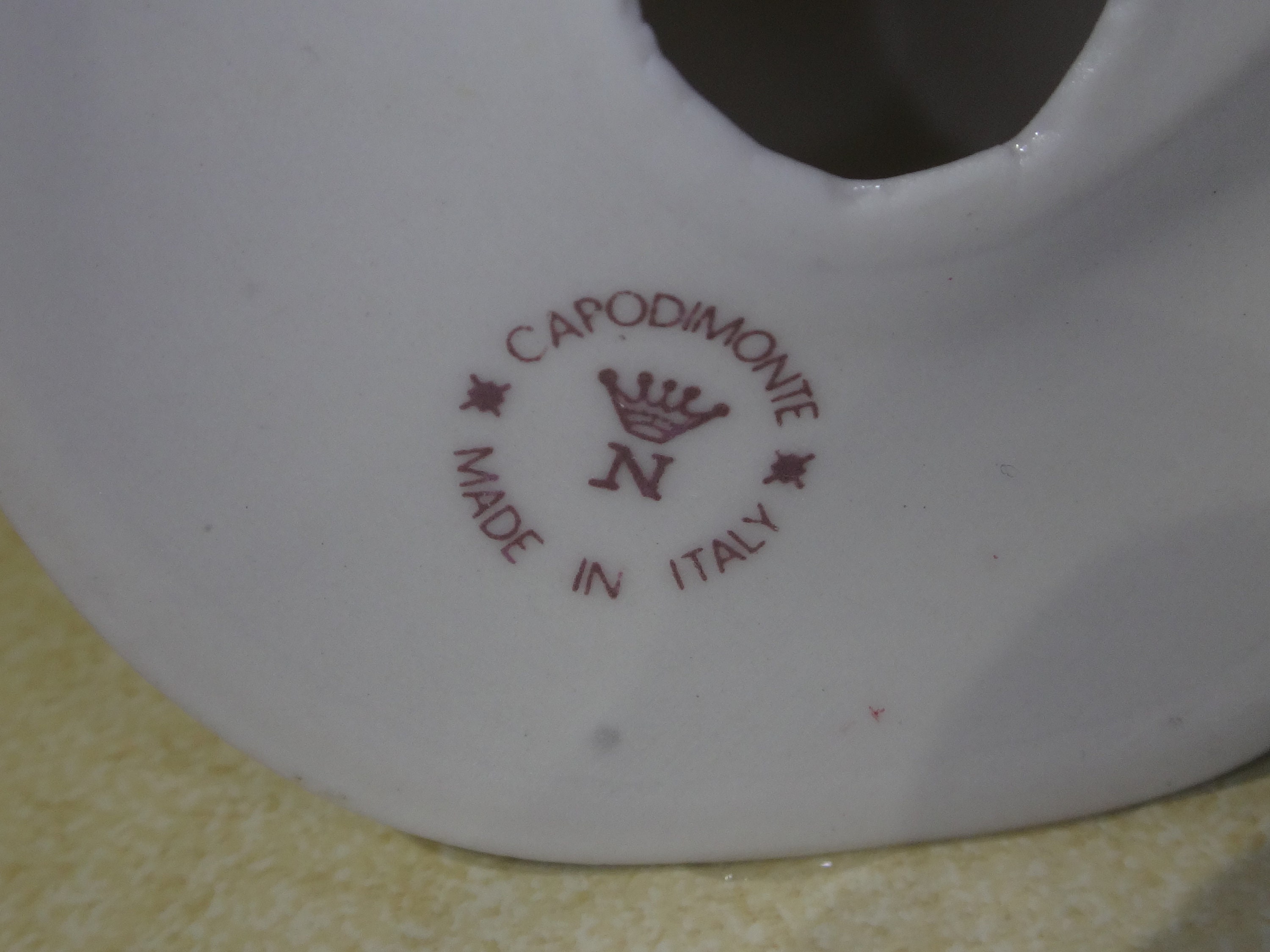 Vintage, Capodimonte, Neapolitan, Made in Italy (naples), Porcelain ...