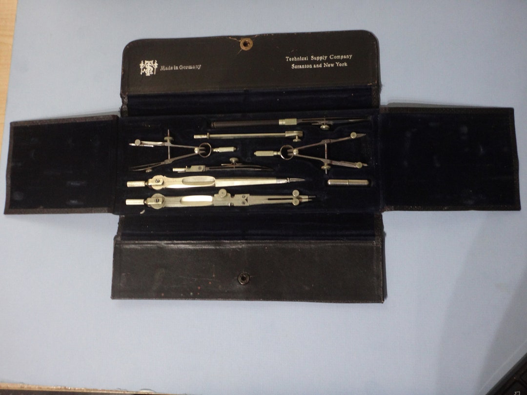 Vintage Schoenner Germany Drafting Tool Set Technical Supply Co ...