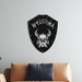 Viking Welcome Sign Wood Wall Art Wall Decor Geometric Door - Etsy