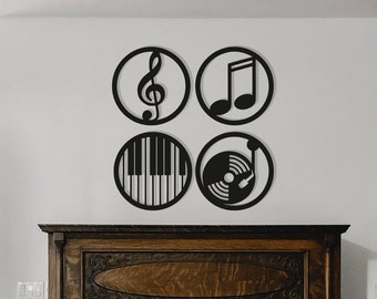 Wooden Musical Note - Etsy