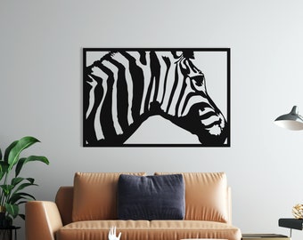 3d Zebra Wall Decor - Etsy