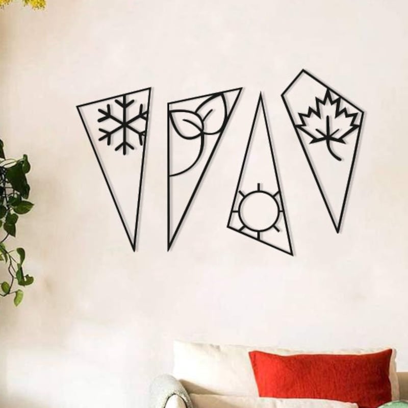 4 Seasons Wall Art - Etsy