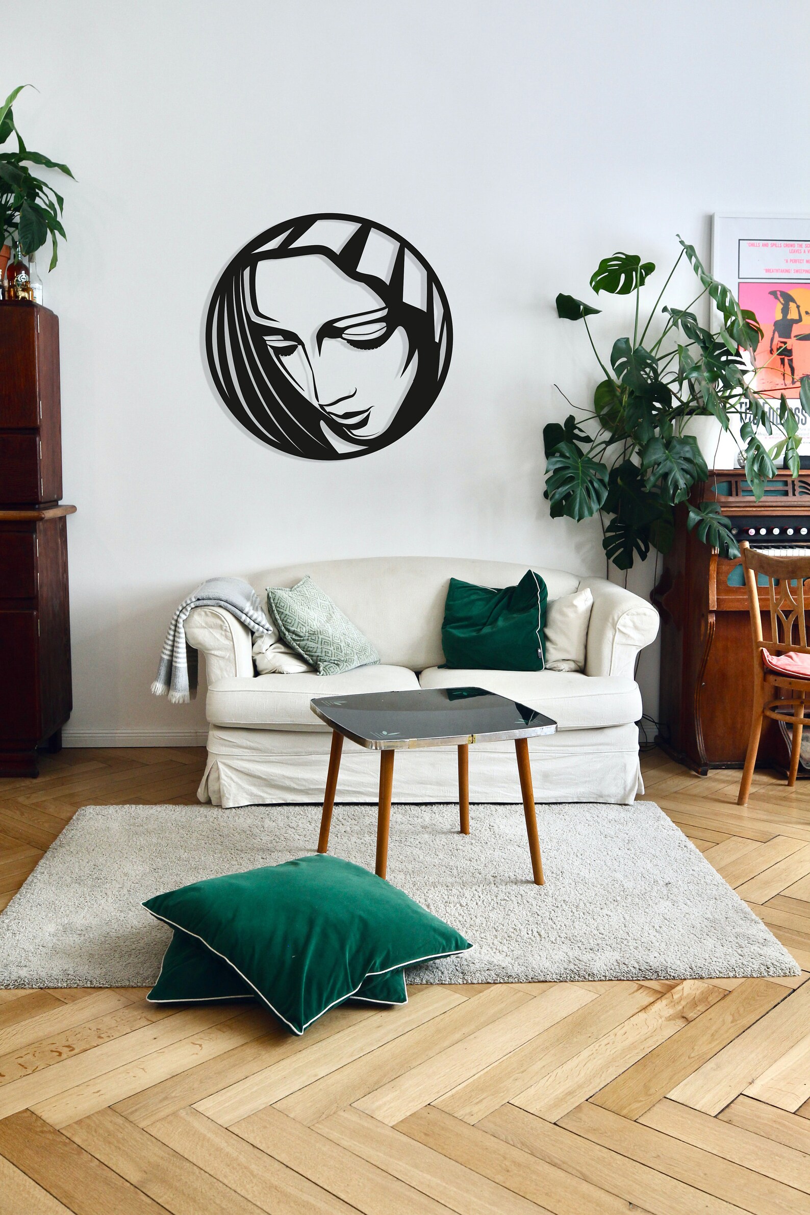 Virgin Mary Wood Wall Art, Geometric Christian Wall Decor, 3D Catholic ...