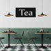 Tea Sign Wood Wall Art Wall Decor Geometric Kitchen Tea Font - Etsy