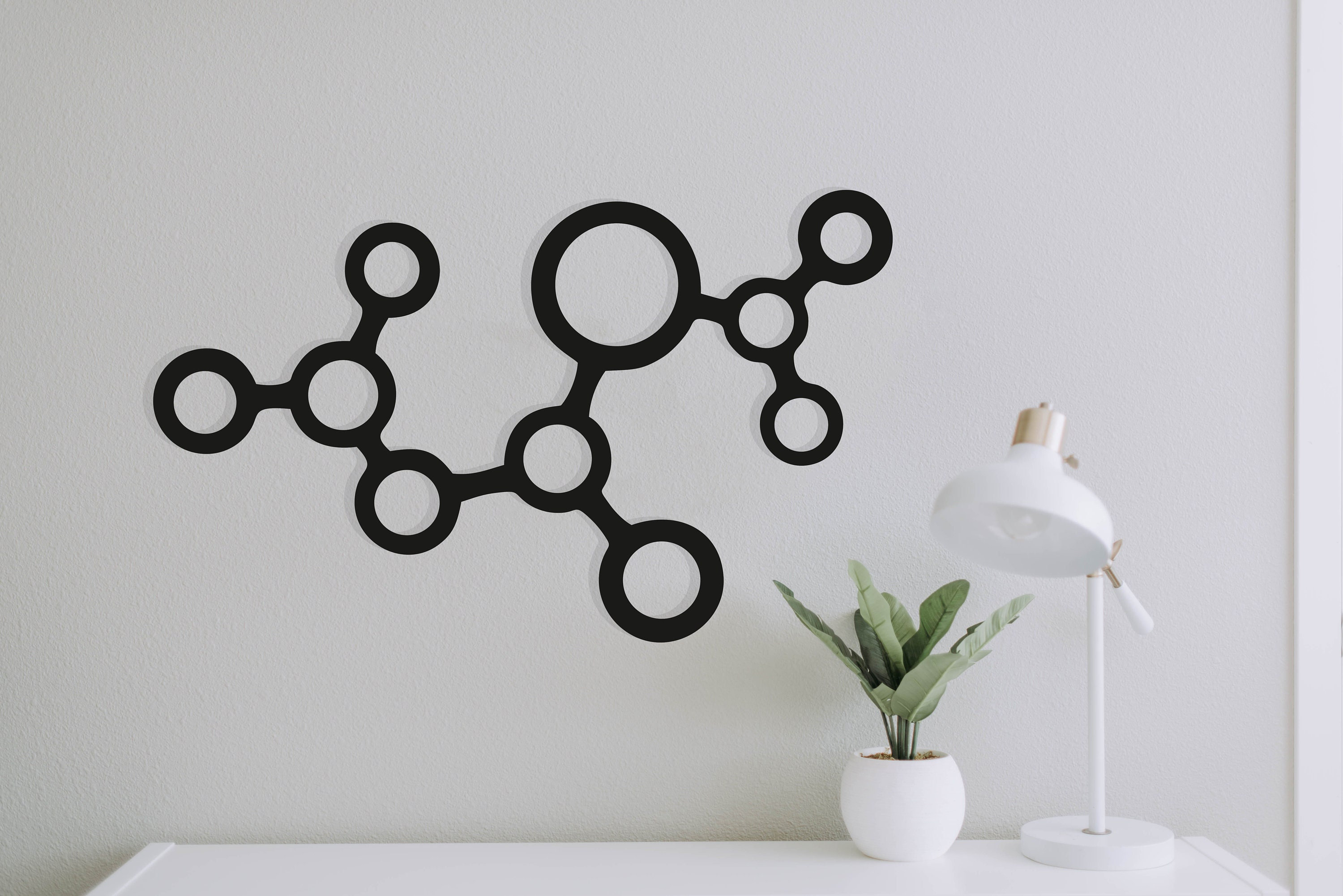 Molecules of DNA Wood Wall Art Geometric Biological Molecular - Etsy