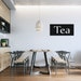 Tea Sign Wood Wall Art Wall Decor Geometric Kitchen Tea Font - Etsy