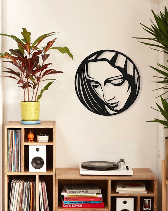 Virgin Mary Wood Wall Art Geometric Christian Wall Decor 3D | Etsy