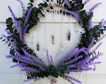 Amethyst Crystal Wall Art - Etsy