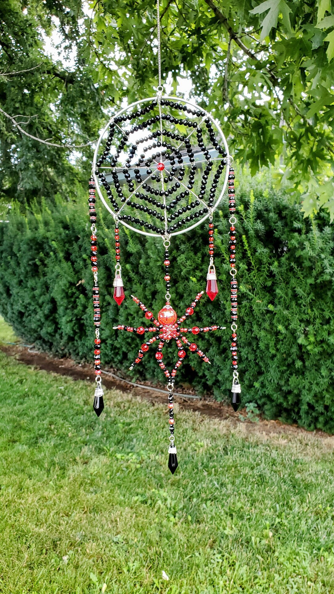Crystal Spider Hanging. Spider Suncatcher. Crystal Suncatcher. Witch ...