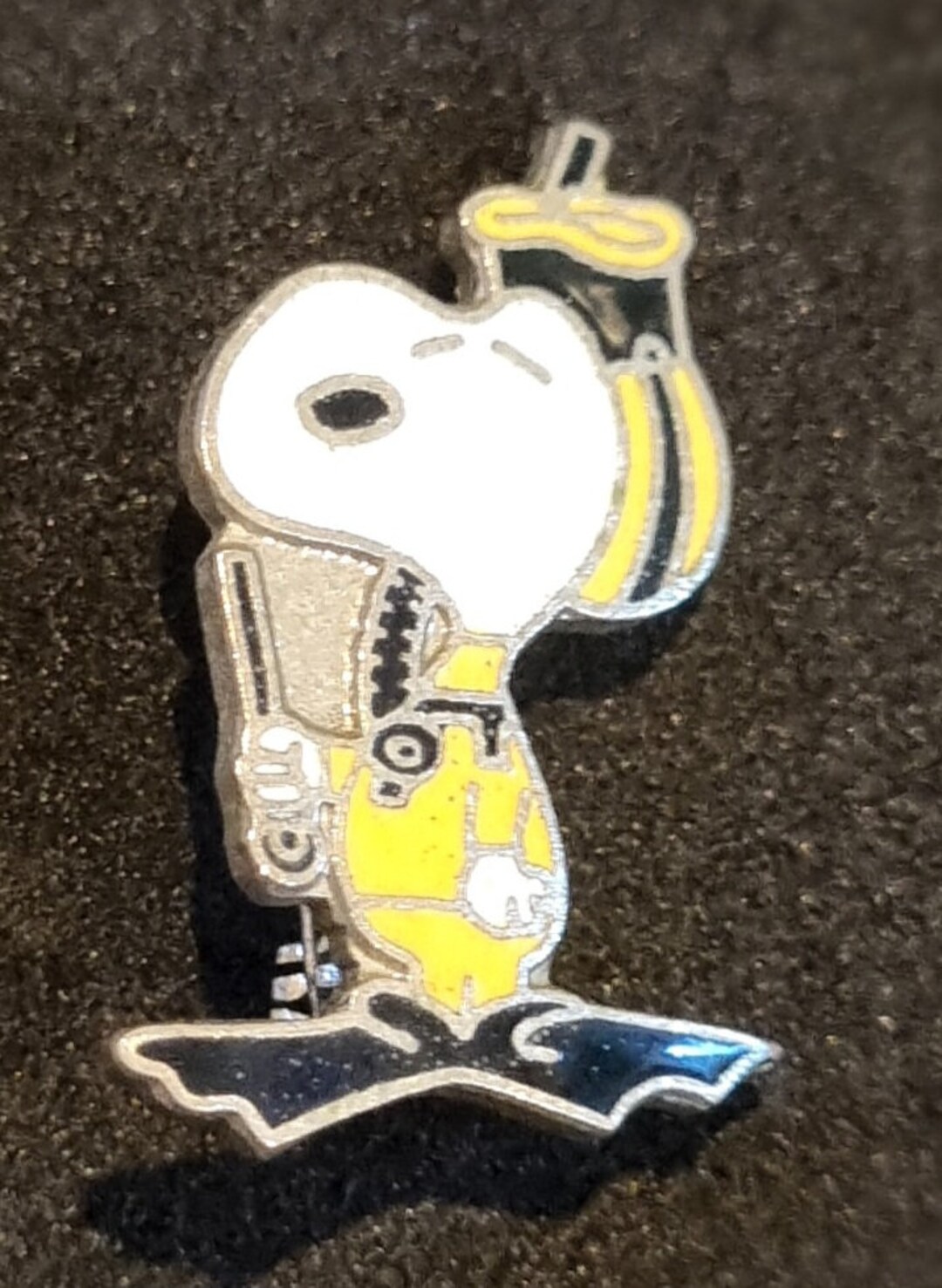 Vintage Scuba Snoopy Enamel Badge Brooch Pin Jewellery NEW - Etsy